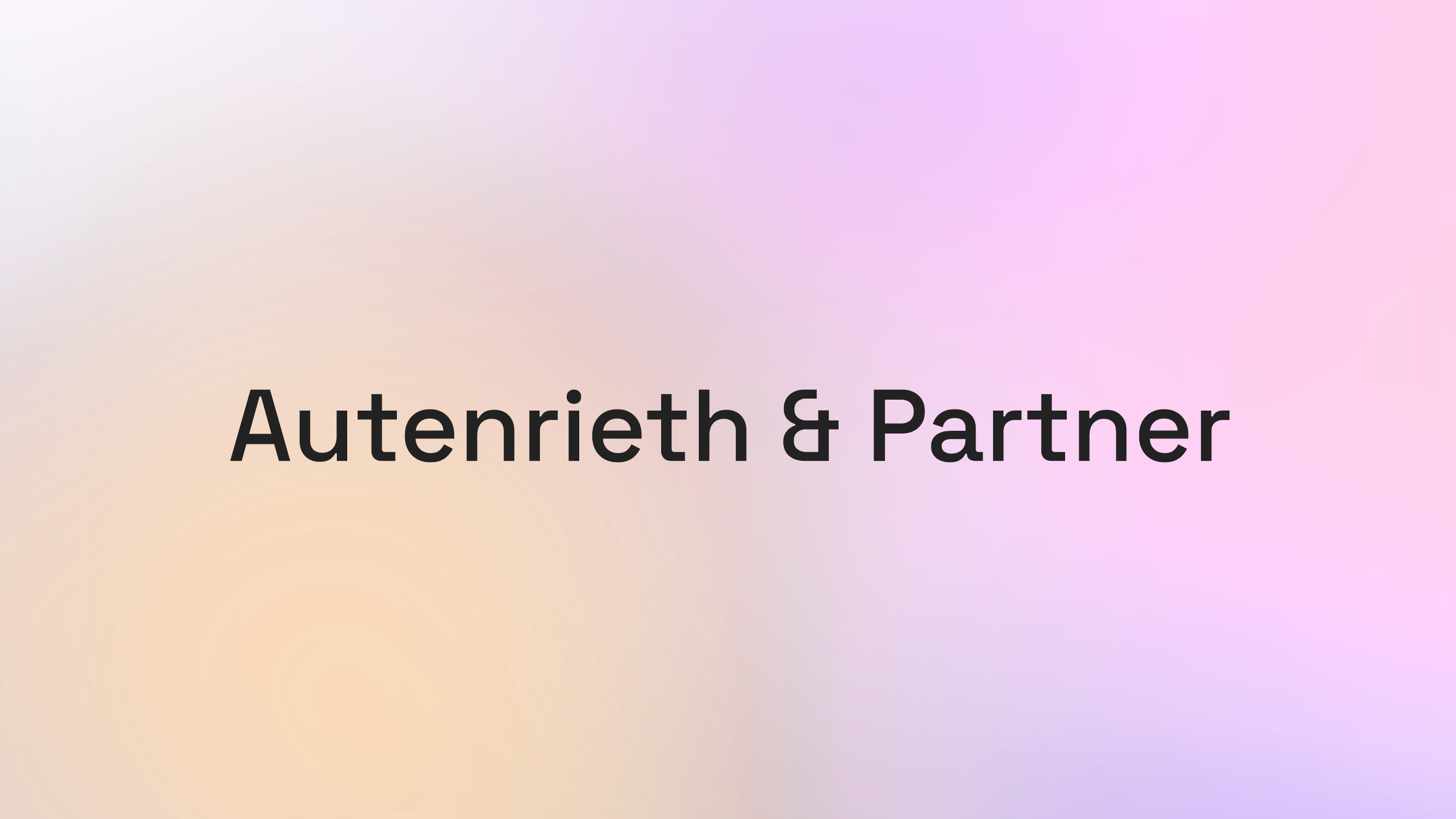 Portfolio Archiv - Autenrieth & Partner